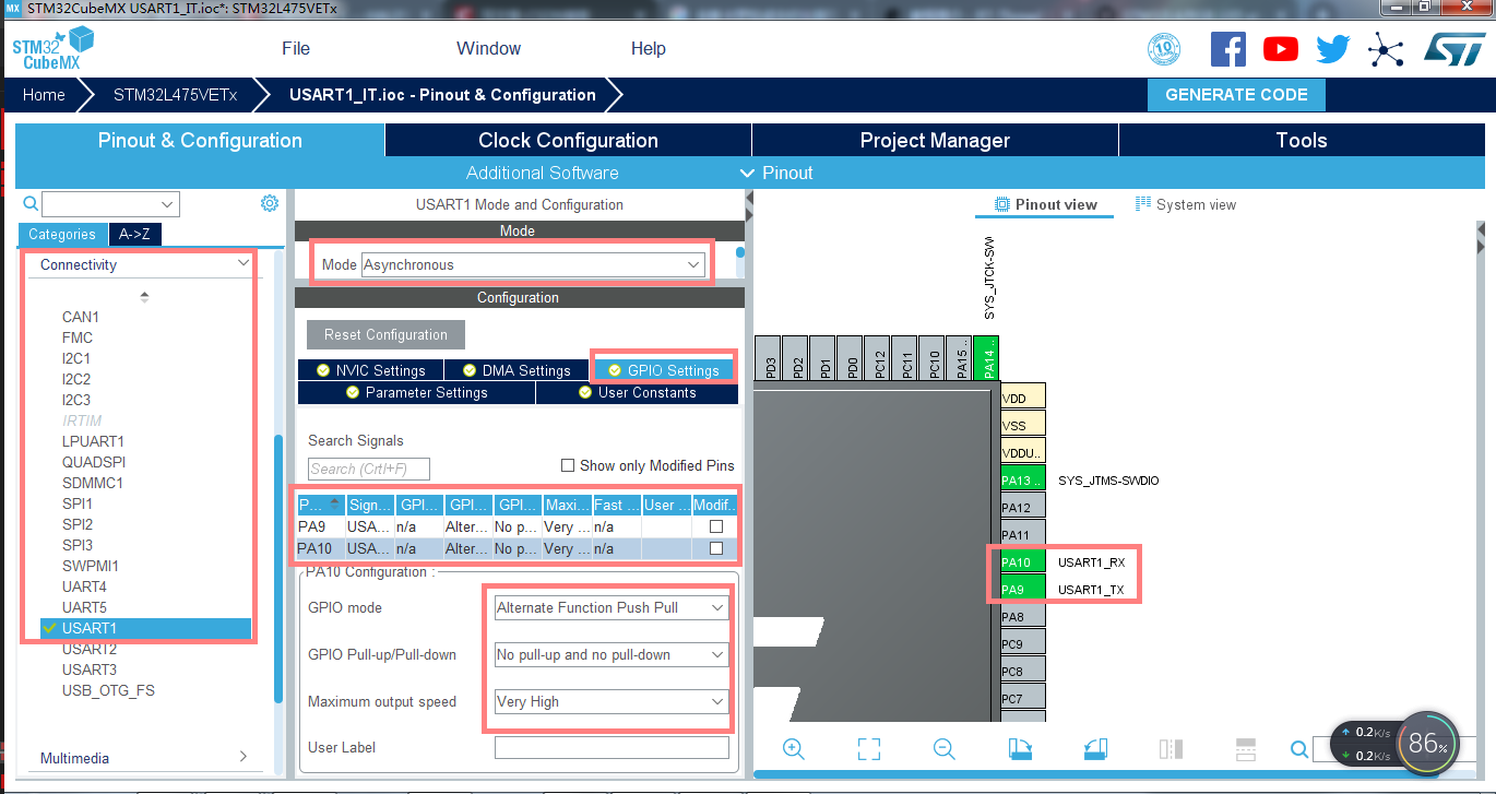 STM32之CubeL4（二）---USART + DMA + HAL_stm32l4 lpuart dma-CSDN博客