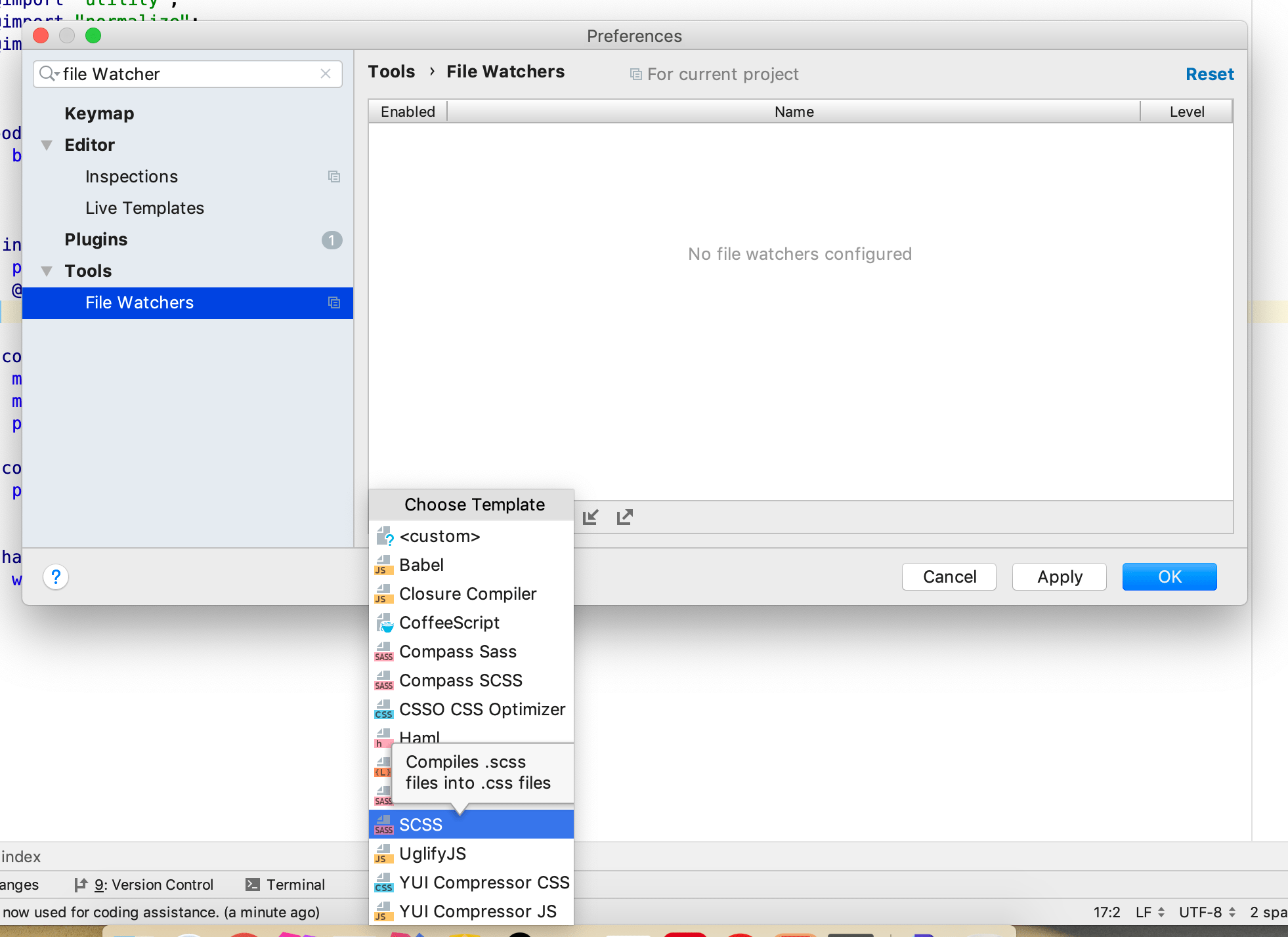 phpstorm webstorm idea 安装 scss sass file watcher_phpstorm scss watcher-CSDN博客