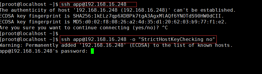 SSH 首次登陆服务器绕过 yes/no 提示_ssh key yes-CSDN博客