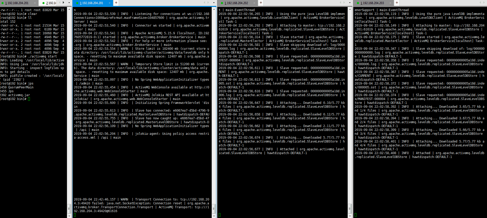 12.ActiveMQ基于 ZooKeeper + LevelDB 的 HA 集群搭建 && 集群Demo_基于activemq的zookeeper 导图-CSDN博客