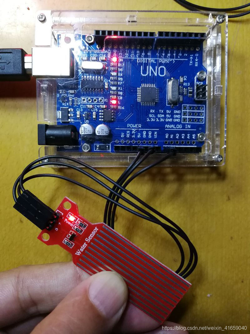 「雕爷学编程」arduino动手做(24)——水位传感器模块water Sensor流程图 Csdn博客