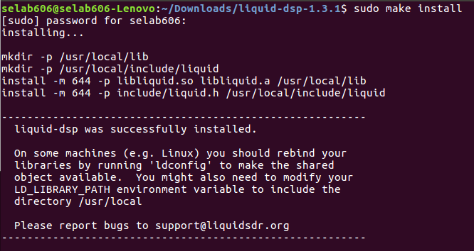 ubuntu liquid-dsp 安装_liquid-dsp安装-CSDN博客