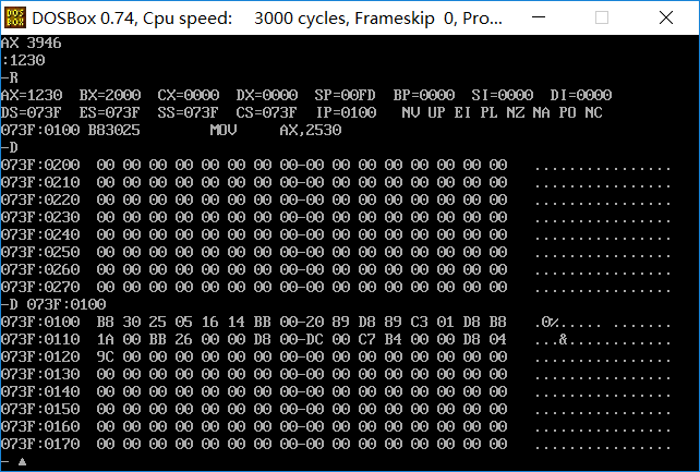 汇编debug调试指令与解析 Debug Exe中sp的用法 Csdn博客