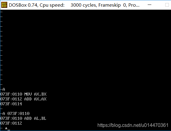 汇编debug调试指令与解析debugexe中sp的用法 Csdn博客