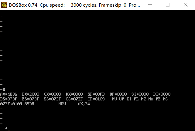 汇编debug调试指令与解析debugexe中sp的用法 Csdn博客 