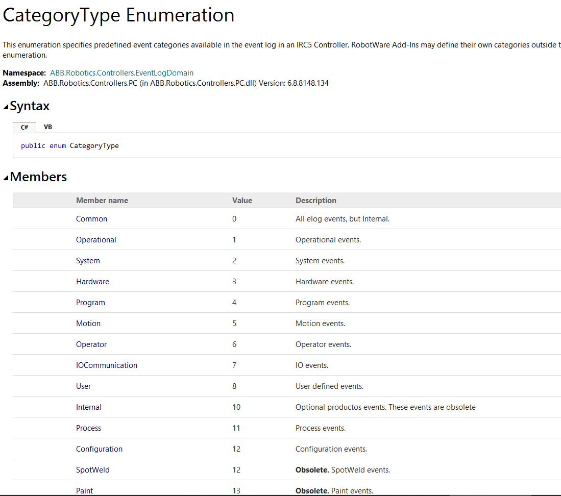 ABB机器人 二次开发 读取控制器事件信息EventLog_abb eventlog-CSDN博客