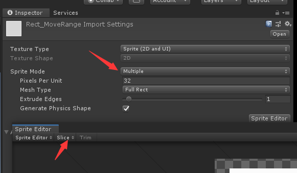 Unity2019中的sprite与图集处理unity 2019 图集 Csdn博客 
