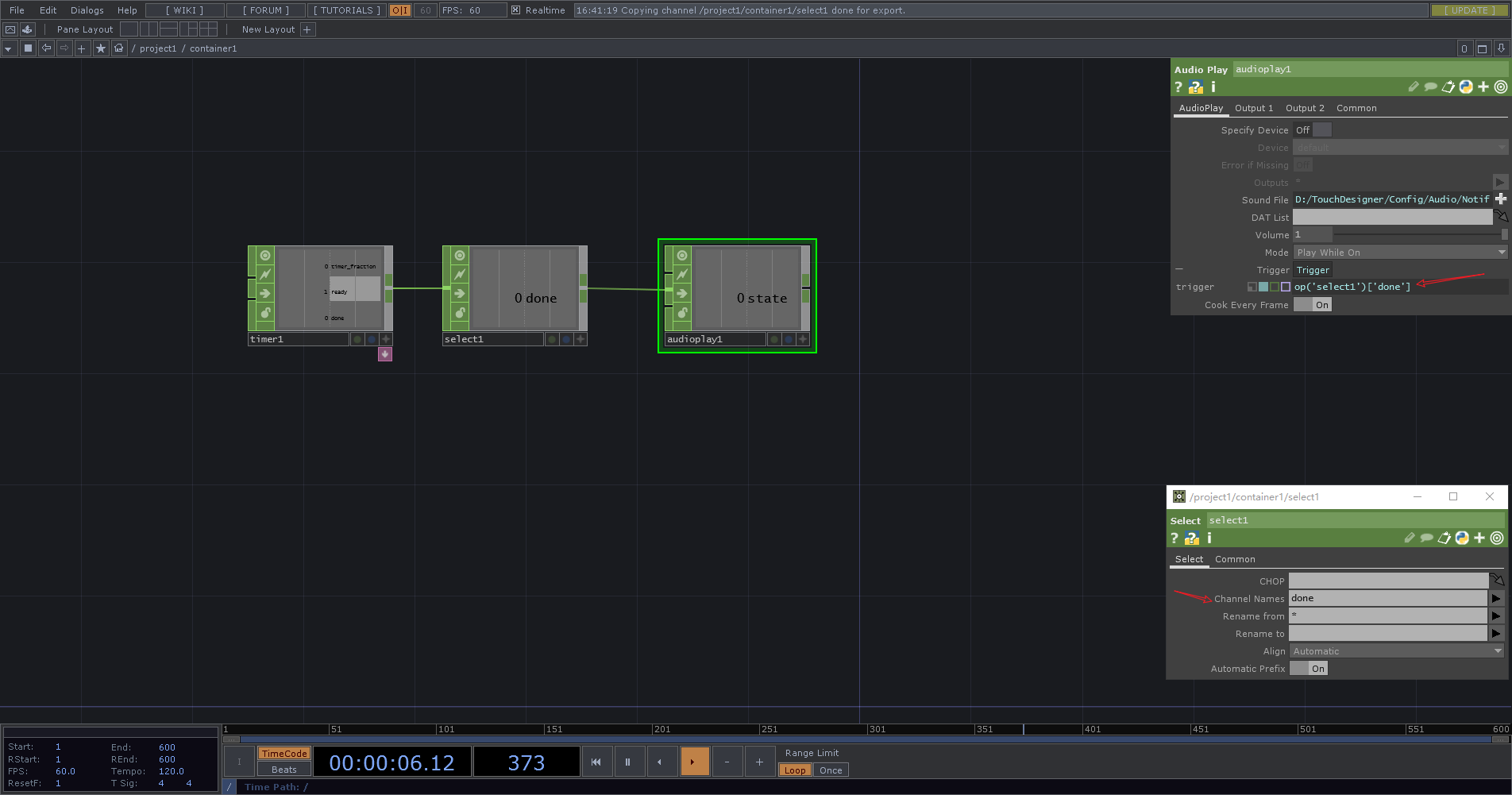 TouchDesigner学习 CHOP timer_touchdesigner计时器怎么始线-CSDN博客