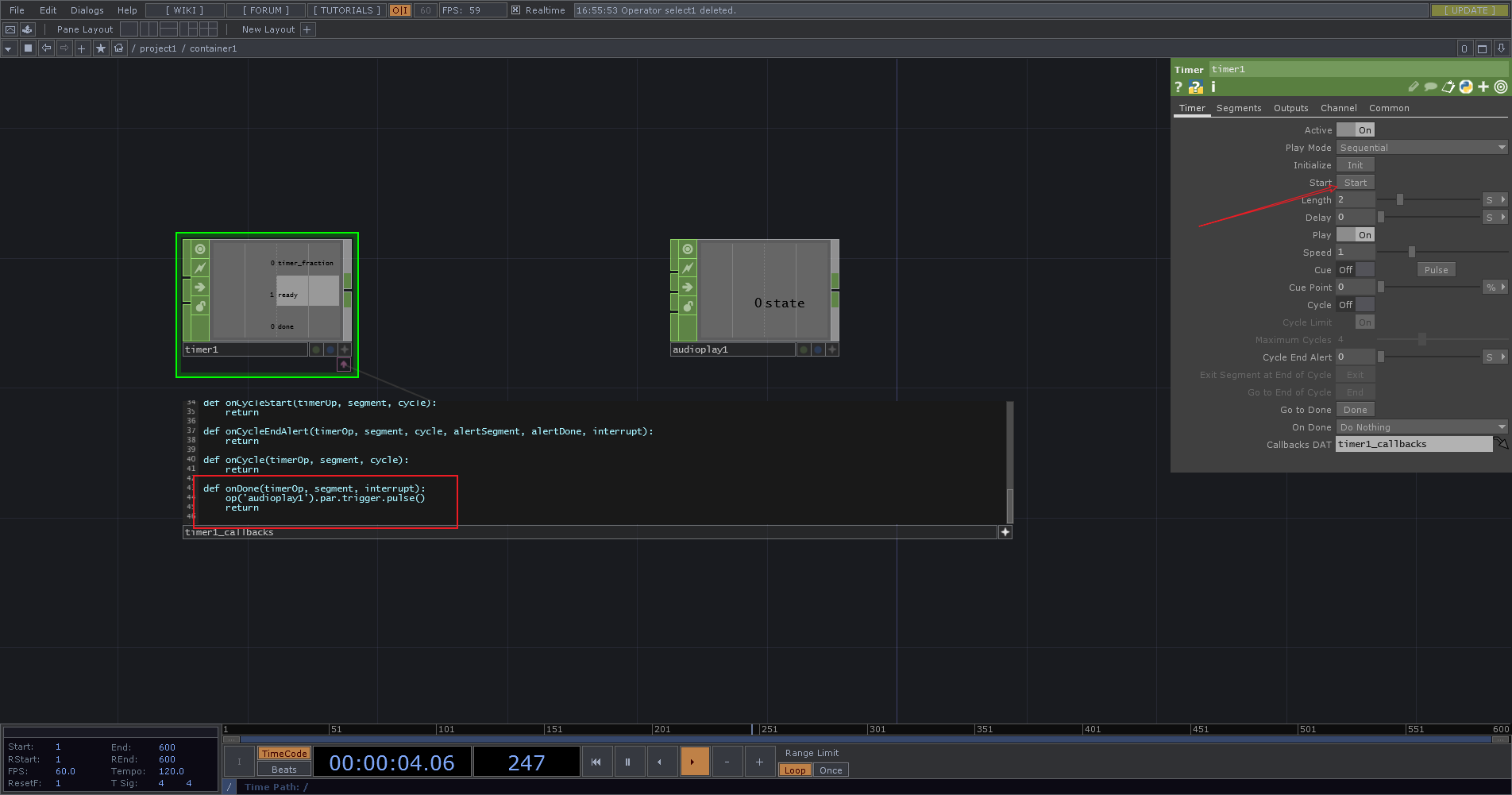 TouchDesigner学习 CHOP timer_touchdesigner计时器怎么始线-CSDN博客