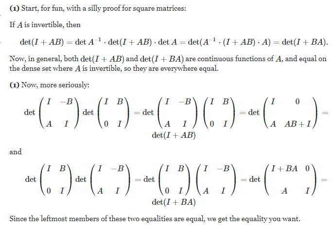 Math-tricks---Sylvester's determinant identity_sylvester鈥檚 determinant identity-CSDN博客