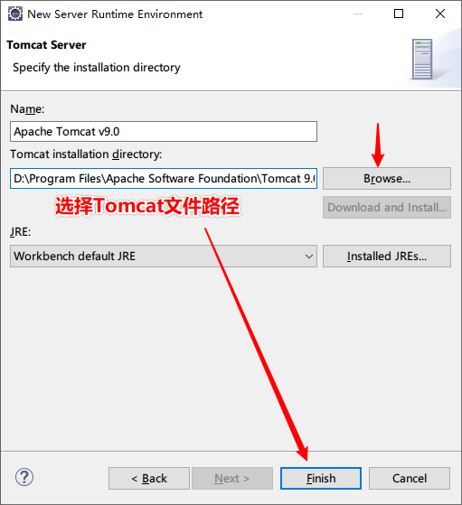 Tomcat9.0+Eclipse安装教程_eclipse安装tomcat9.0-CSDN博客