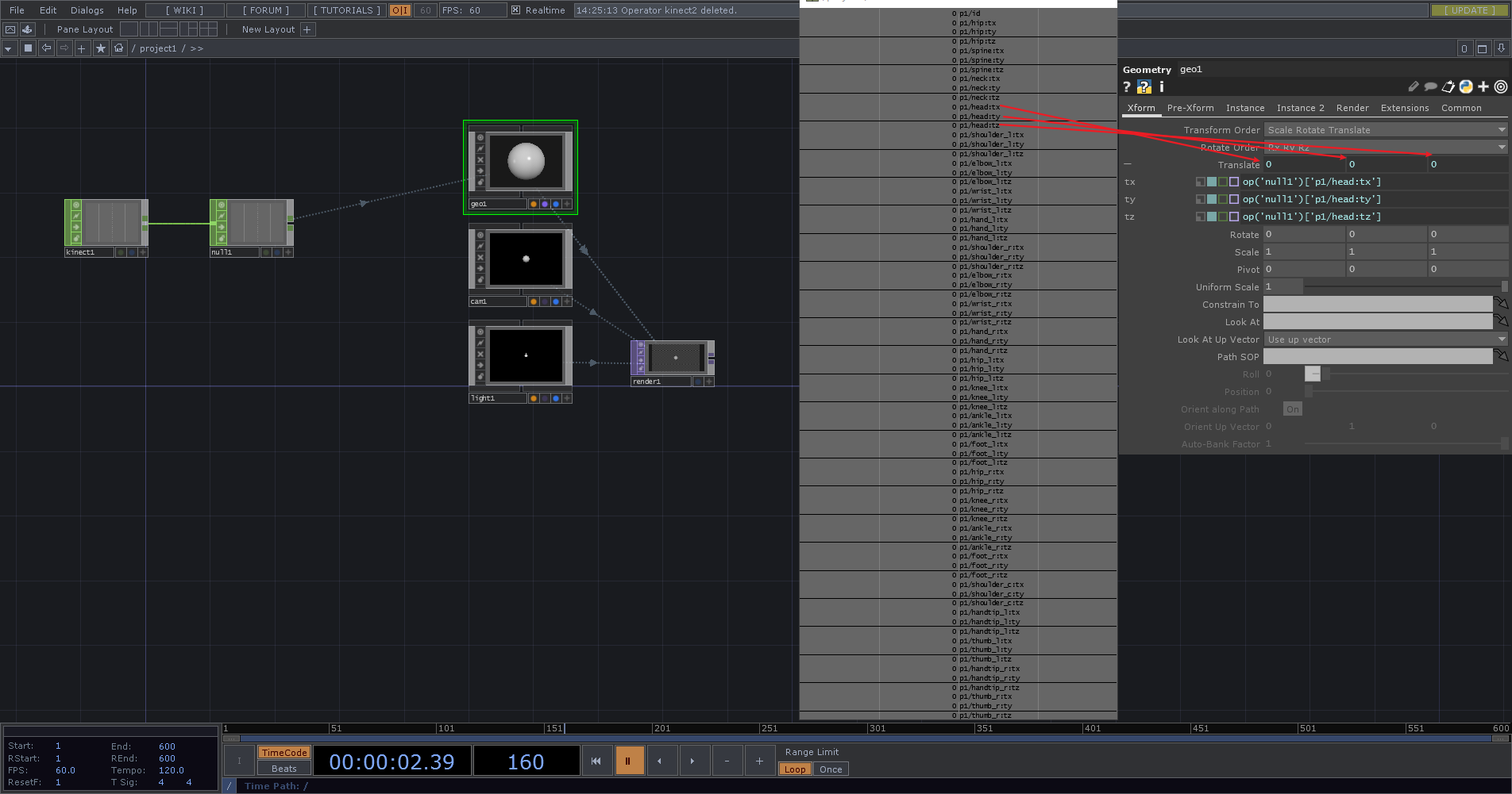 TouchDesigner学习 Kinect skeleton(1)_touchdesigner骨骼库-CSDN博客