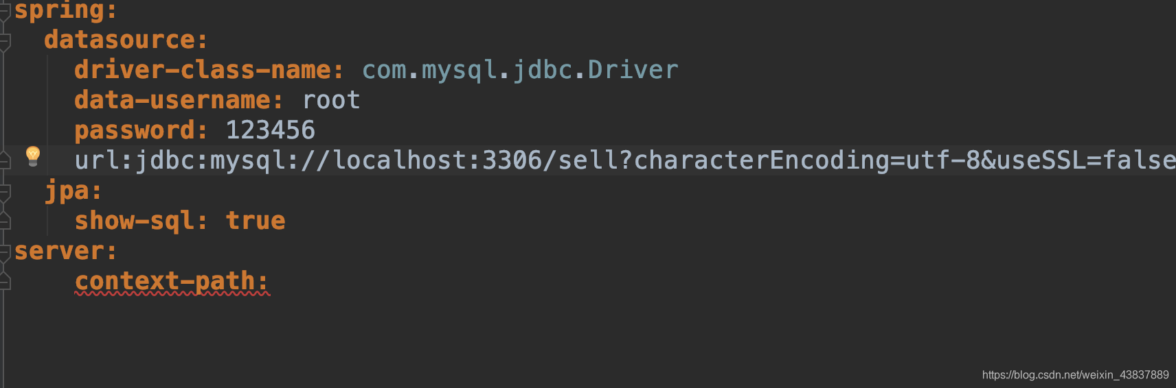 Springboot Applicationyml文件 Ntext Path报错applicationyml Serverpath Csdn博客
