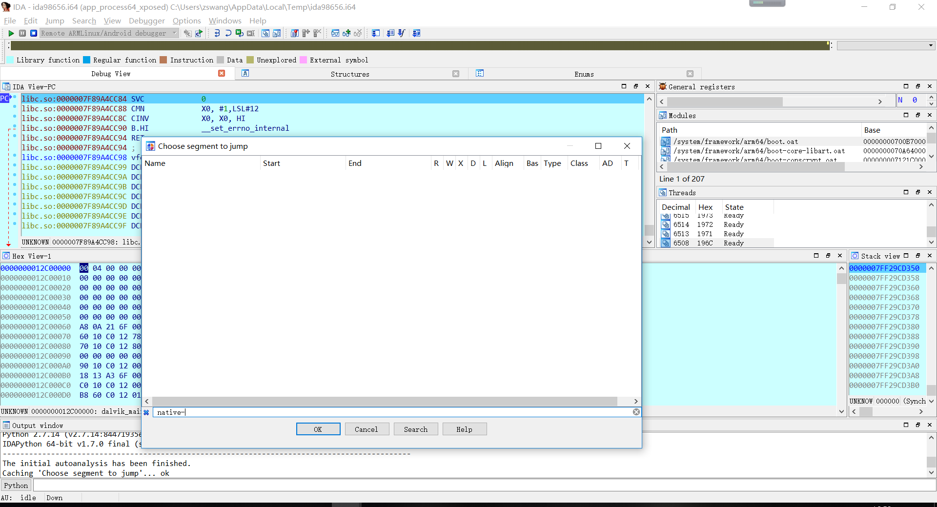ida动态调试so,附加成功后找不到目标so_ida动态调试没有找到so-CSDN博客