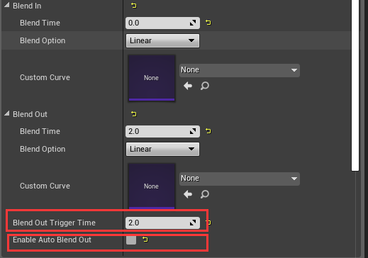 # UE4 动画混合时间Blend in和Blend out测试_montage blend out-CSDN博客