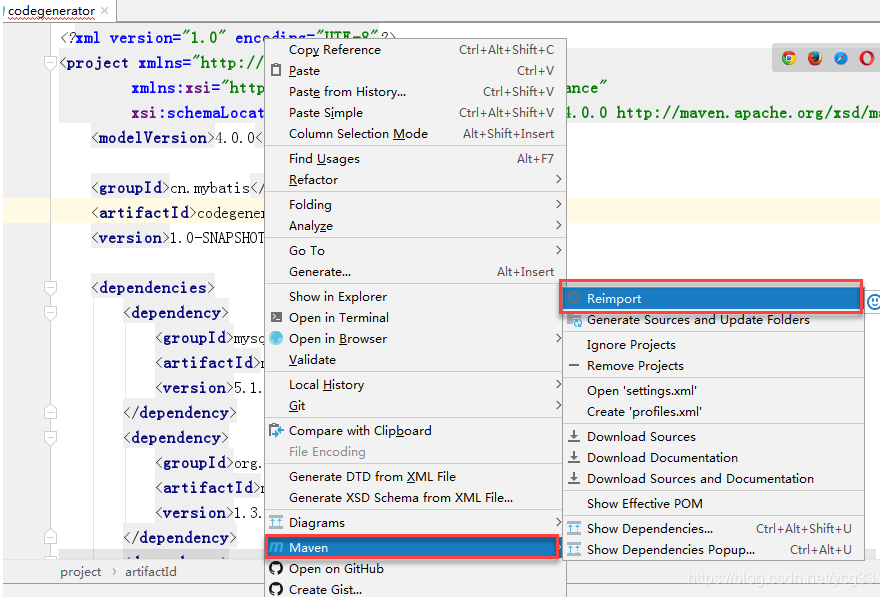 Codegenerator 生成mybatis持久层代码 Codegenerator代码生成器需要输入包然后生成另一个 Csdn博客