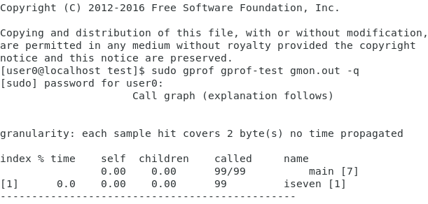 【程序性能调优】分析gprof 结果含义 – 源码巴士