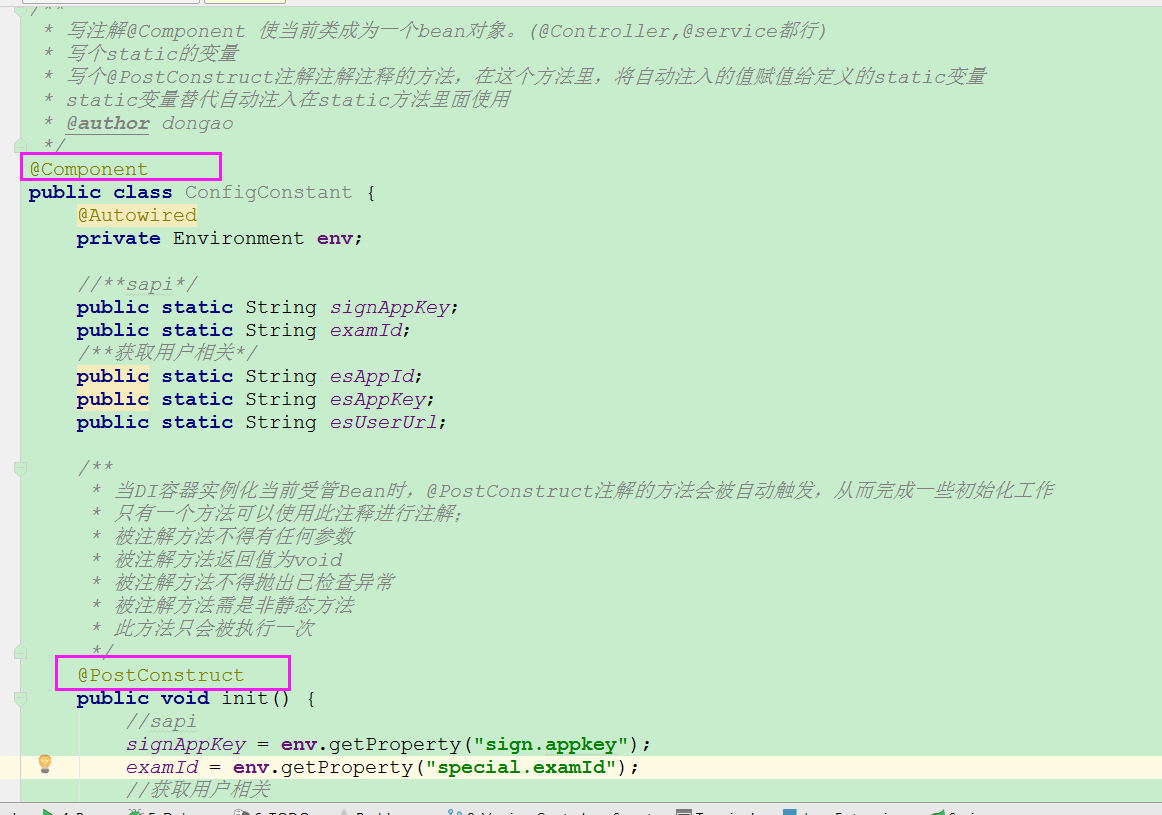 springboot 给静态变量赋值/给静态方法注入值_静态方法 spring 赋值-CSDN博客