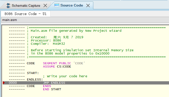 使用Proteus8进行8086实验仿真，解决找不到source的问题_proteus source在菜单哪里-CSDN博客