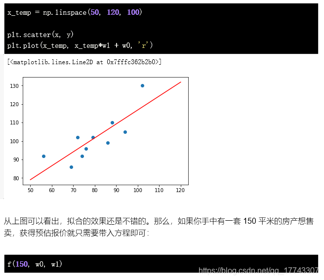 线性回归 一元线性回归python和scikit Learn实现一百次回归编程allengates的博客 Csdn博客