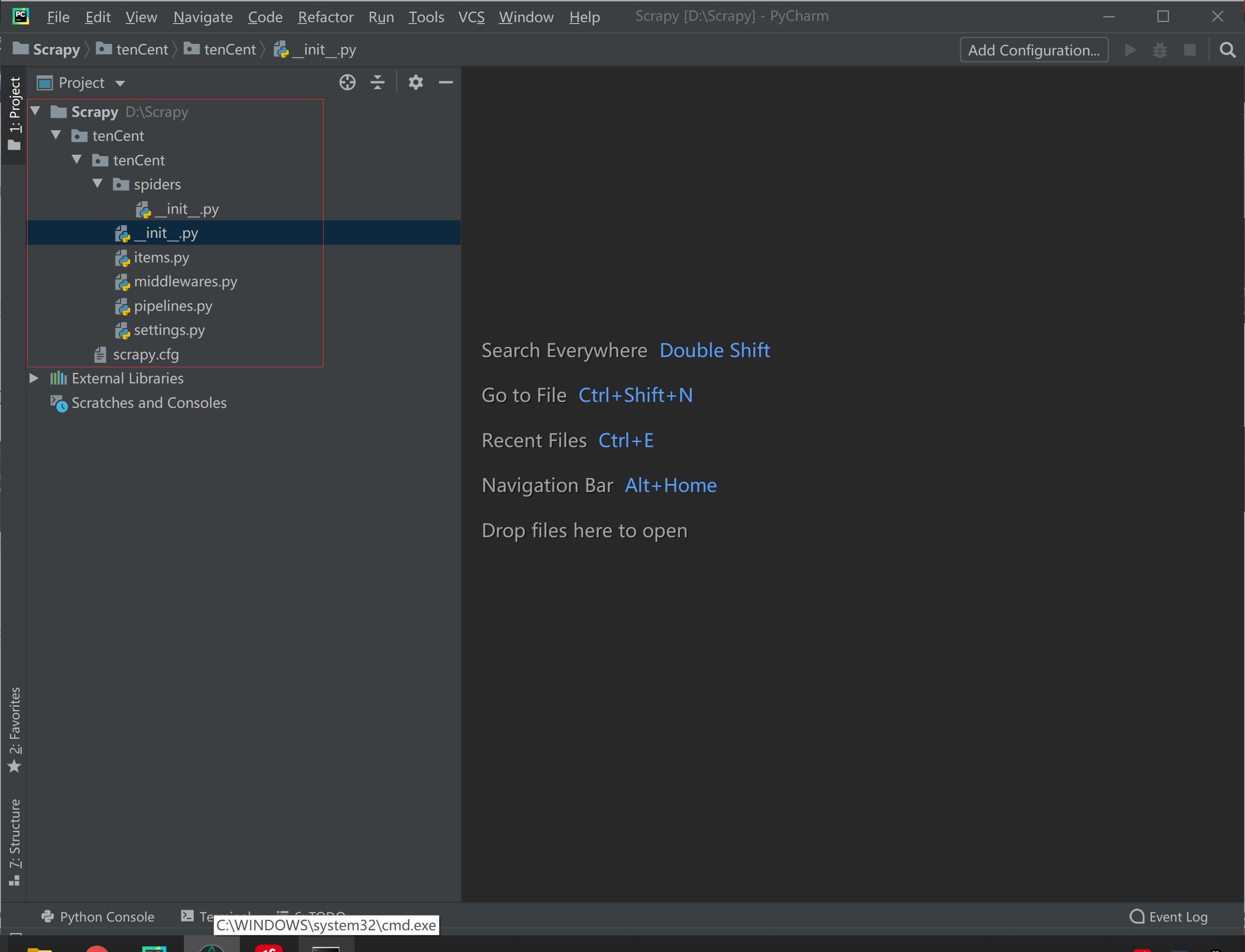 Pycharm 导入scrapy项目_pacharm 导入scarpy项目-CSDN博客