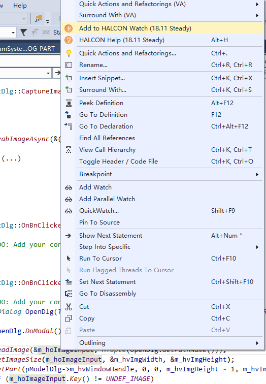 如何在VS工程中查看HALCON变量_halcon23.05 vs查看变量控件安装-CSDN博客
