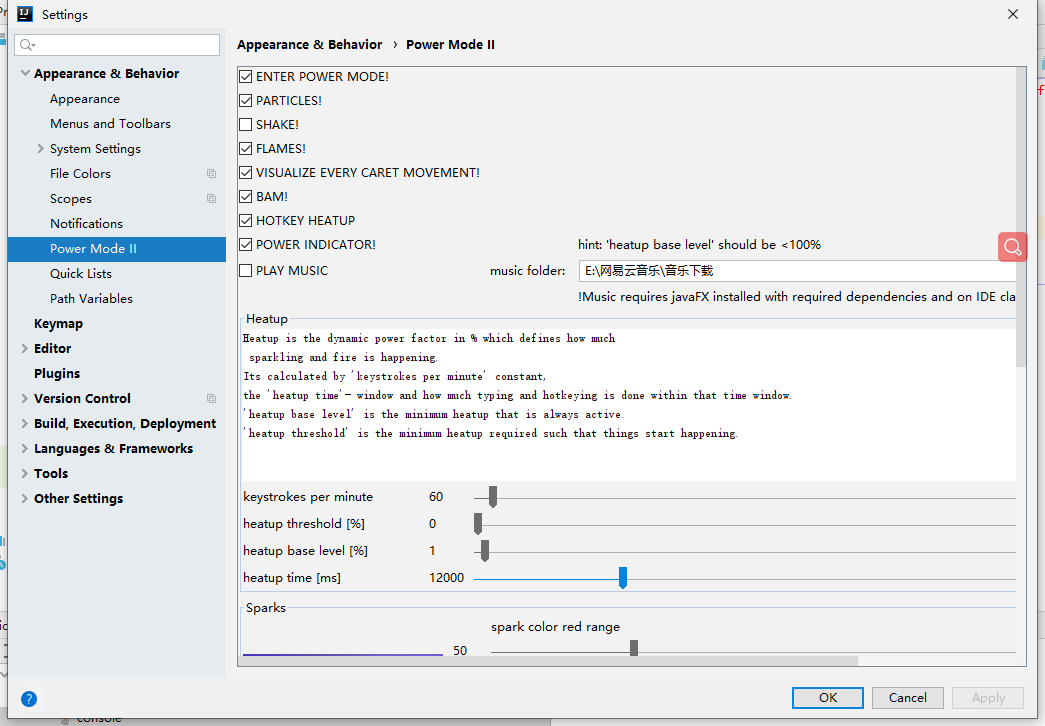 IDEA炫酷插件 Power Mode II 配置_idea power mode-CSDN博客