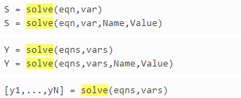 【MATLAB】matlab中的subs()函数和solve()函数用法_subs函数-CSDN博客