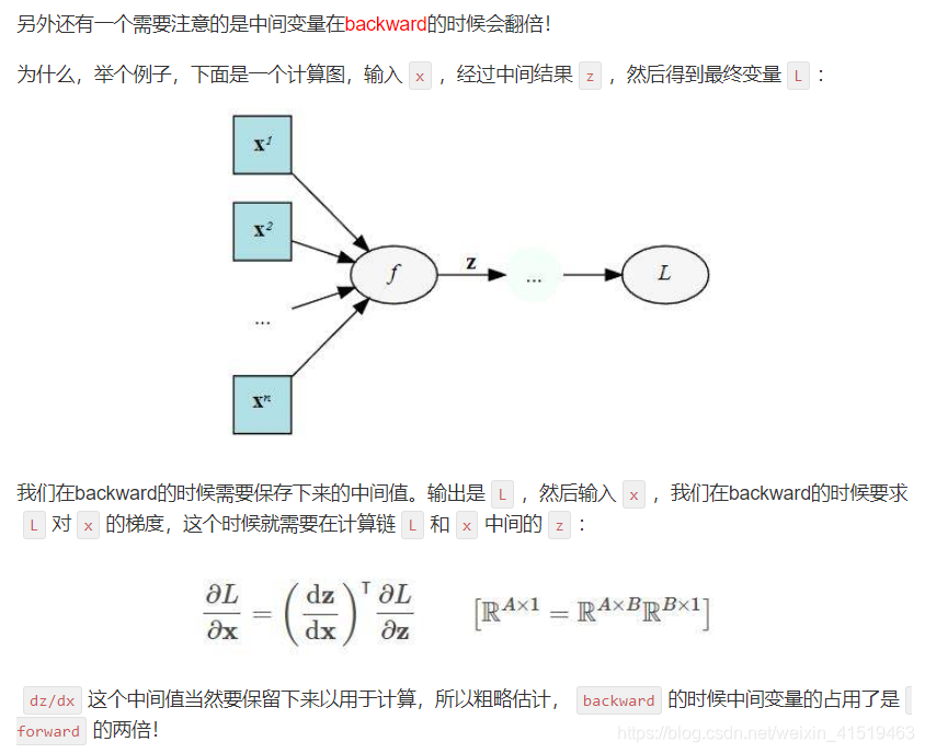 深度学习(cv)显存占用分析 深度学习模型占用显存大小和权重的关系 Csdn博客