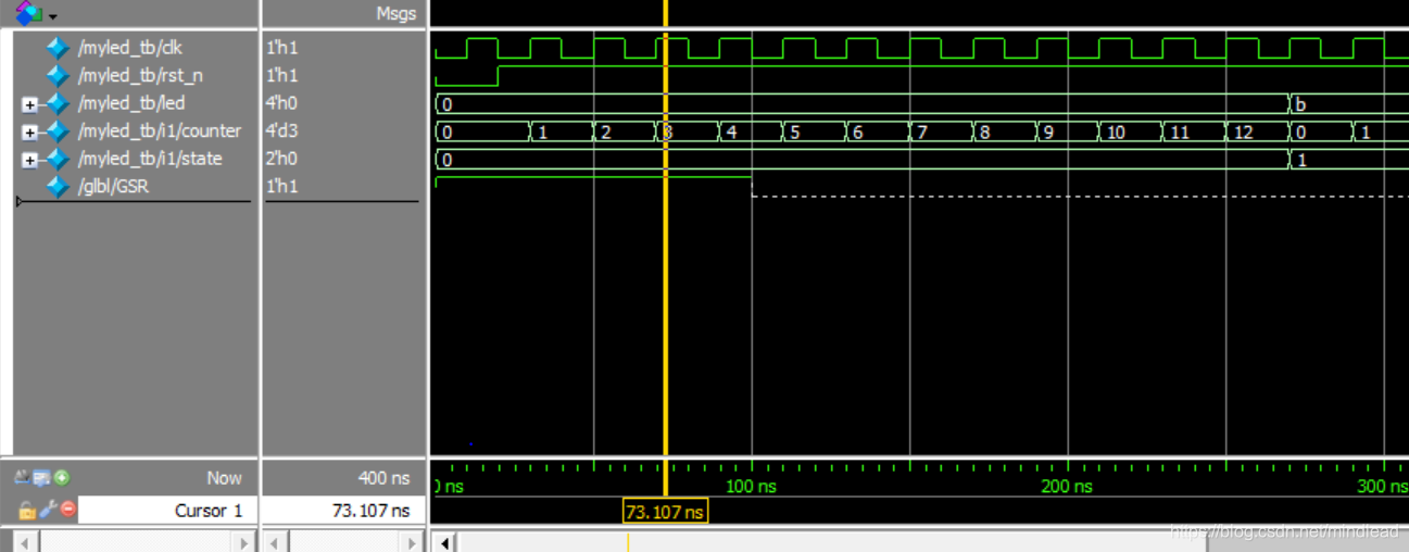 Fpga入门之三 Verilog实现led流水灯 计数器状态机分频fpga 仿真led不动 Csdn博客
