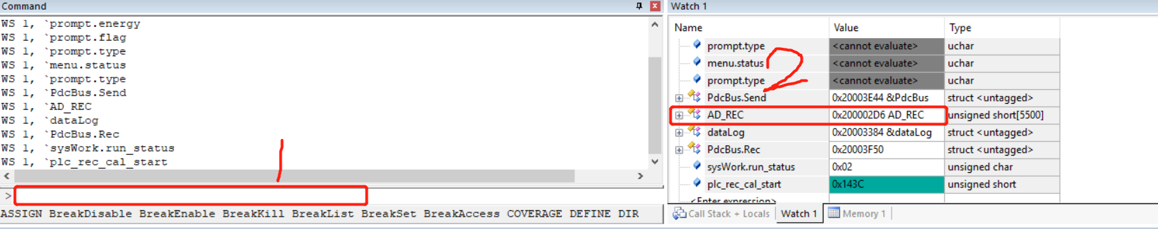 使用Keil 导出内存数据进行分析_通过keil的command windows的数据如何做解析-CSDN博客