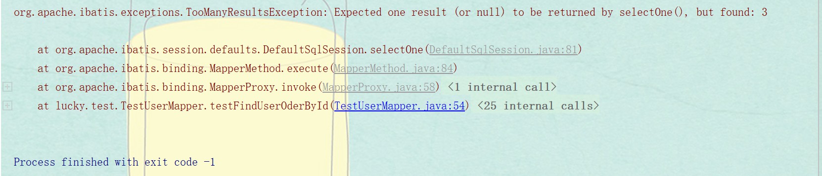 Mybatis一对多查询报错，出现的expected One Result Or Null To Be Returned By Selectone But Found 3问题 Csdn博客 
