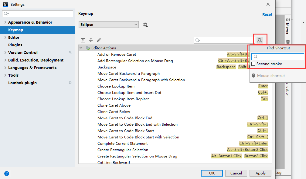 idea设置快捷为 Eclipse 的快捷键，导入已有的 Eclipse 快捷键设置，常用快捷键_idea 导入exclipse快捷键-CSDN博客