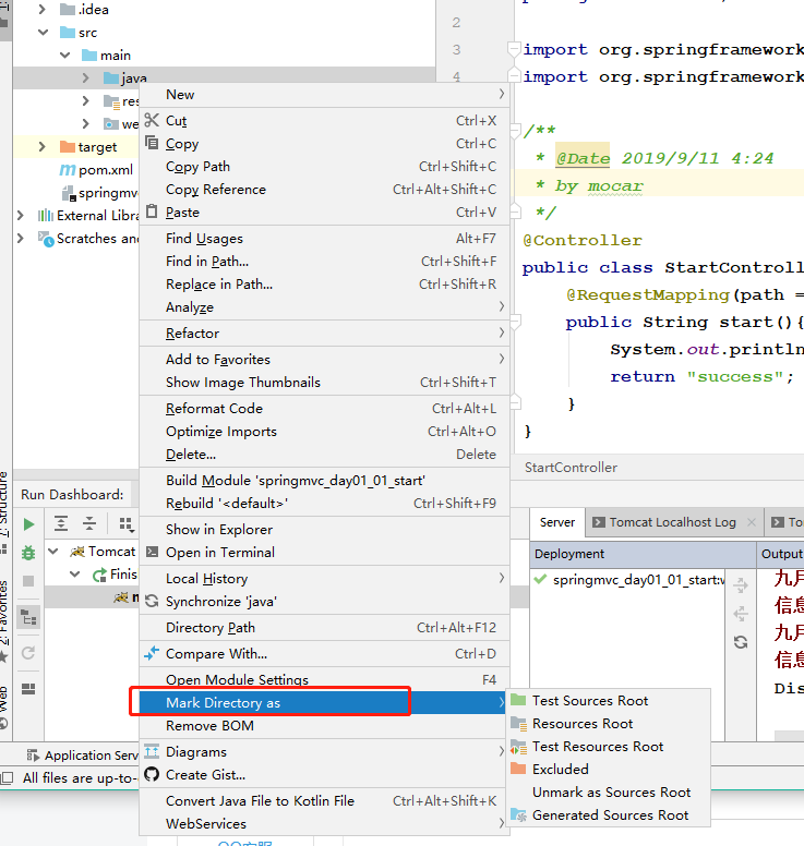 Springmvc之入门介绍及快速入门项目创建，解决idea项目 Run、debug灰色 运行不了程序 Idea创建的springmvc项目不可执行 Csdn博客
