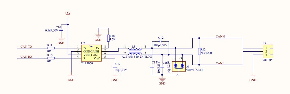 Stm32 Can通信硬件设计 Stm32 Can电路 Csdn博客