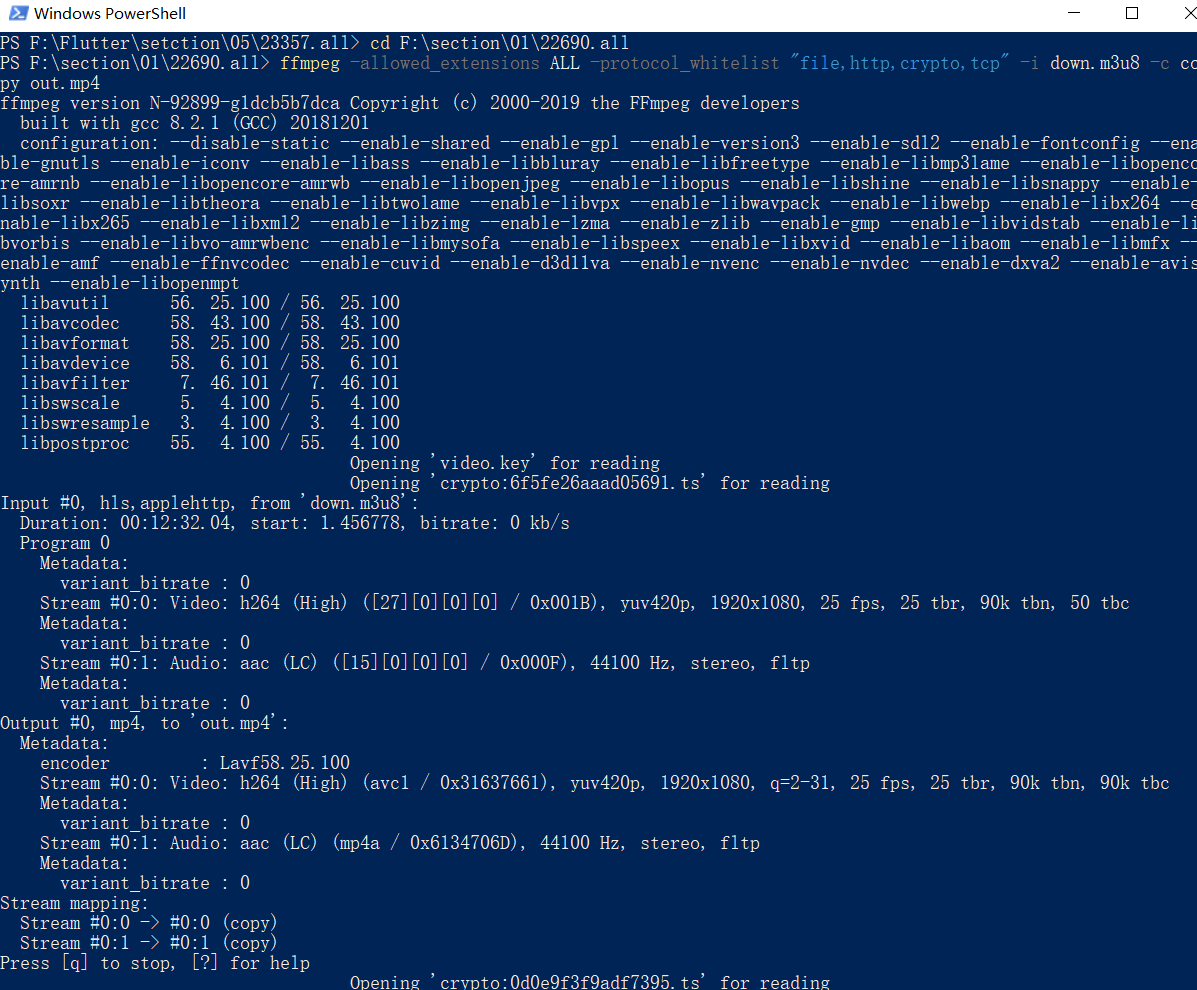 Python FFmpeg m3u8解密合成mp4_ffmpeg解密带key的m3u8-CSDN博客