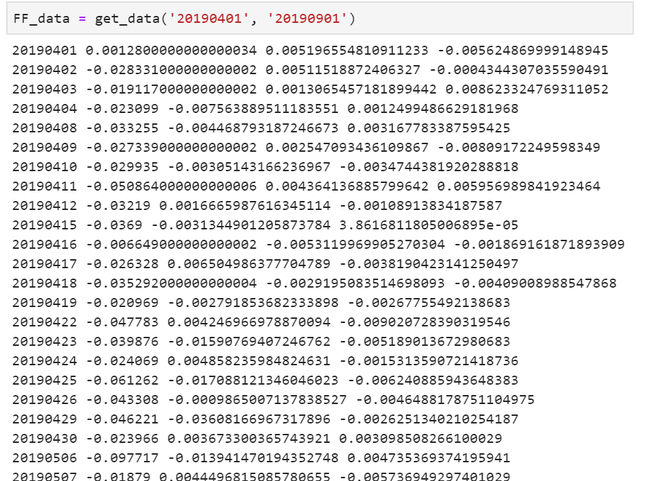 用Python对CAPM和Fama French Three Factor model的初步学习_capm 3 factor model-CSDN博客