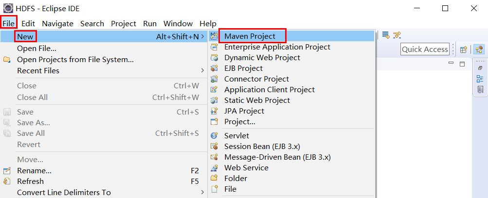 HDFS API编程 (Eclipse Maven工程）-CSDN博客