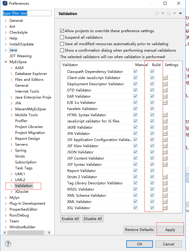 解决myeclipse10不停的validatiing 项目问题_myeclipse validating-CSDN博客