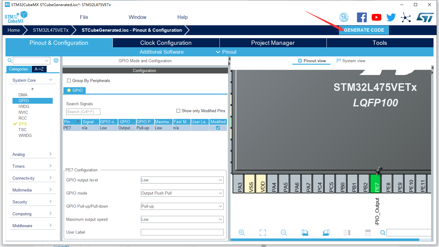 潘多拉STM32L475学习 (基于MDK自带Pack) （一）：闪烁Led_stm32l4 pack-CSDN博客