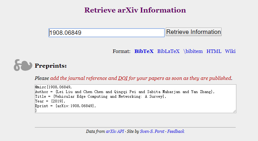 ArXiv上搜索的文章对应的BibTex文档怎么写？_arxiv怎么写参考文献-CSDN博客