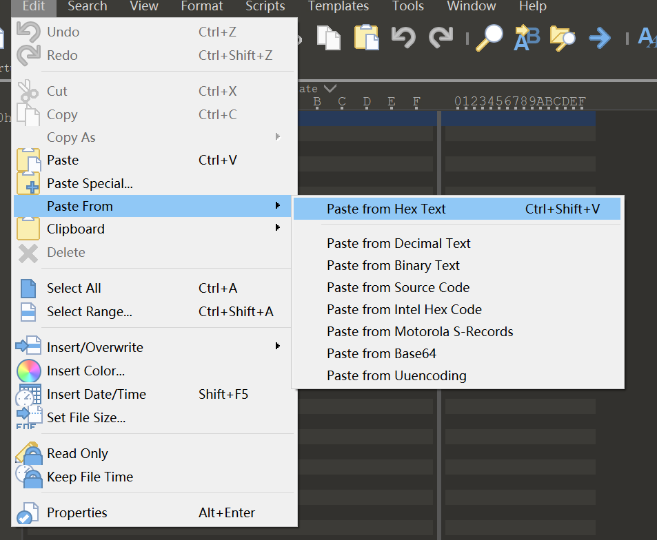 如何在和010editor中粘贴hex_010editor 粘贴hex-CSDN博客