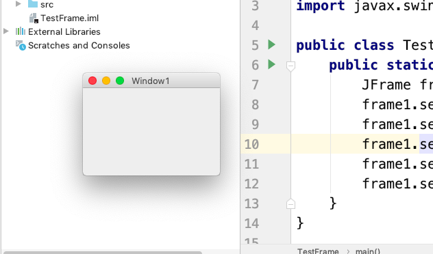 Java中利用Swing构建一个简单的窗口(一）_java swing开发一个查询窗口-CSDN博客