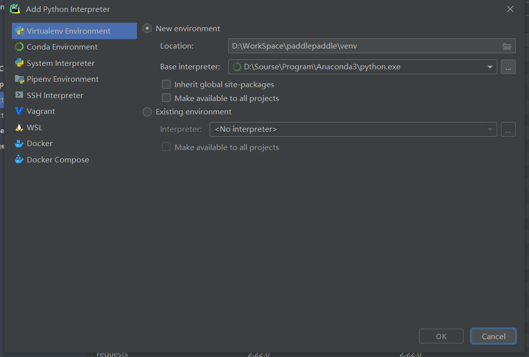 安装anaconda3之后 卸载之前的python环境，pycharm运行 报no python interpreter_anaconda安装python no python ...