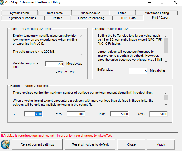 ARCGIS 出图显示not map metafile into memory.Not enough memory_arcgis导出图片显示内存不足-CSDN博客