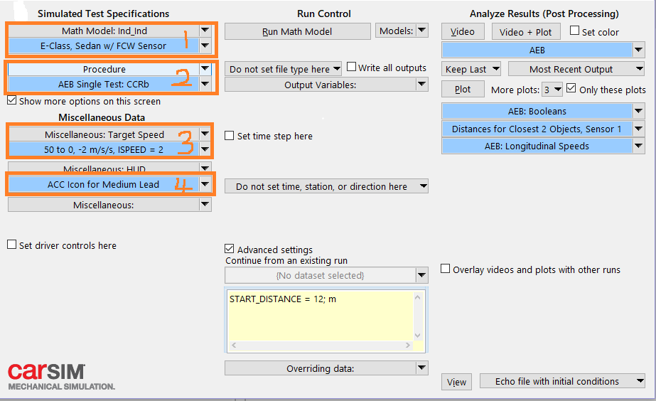 Carsim汽车AEB测试_autonomous emergency braking源码-CSDN博客