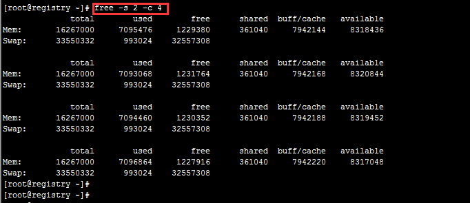linux free命令详解_free xx w00h-CSDN博客