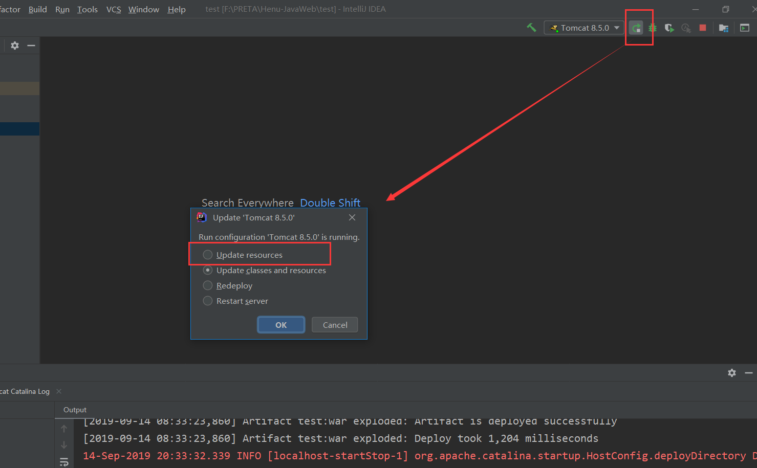 IntelliJ Idea+Tomcat编写JSP使用总结_idea tomcat jsp-CSDN博客