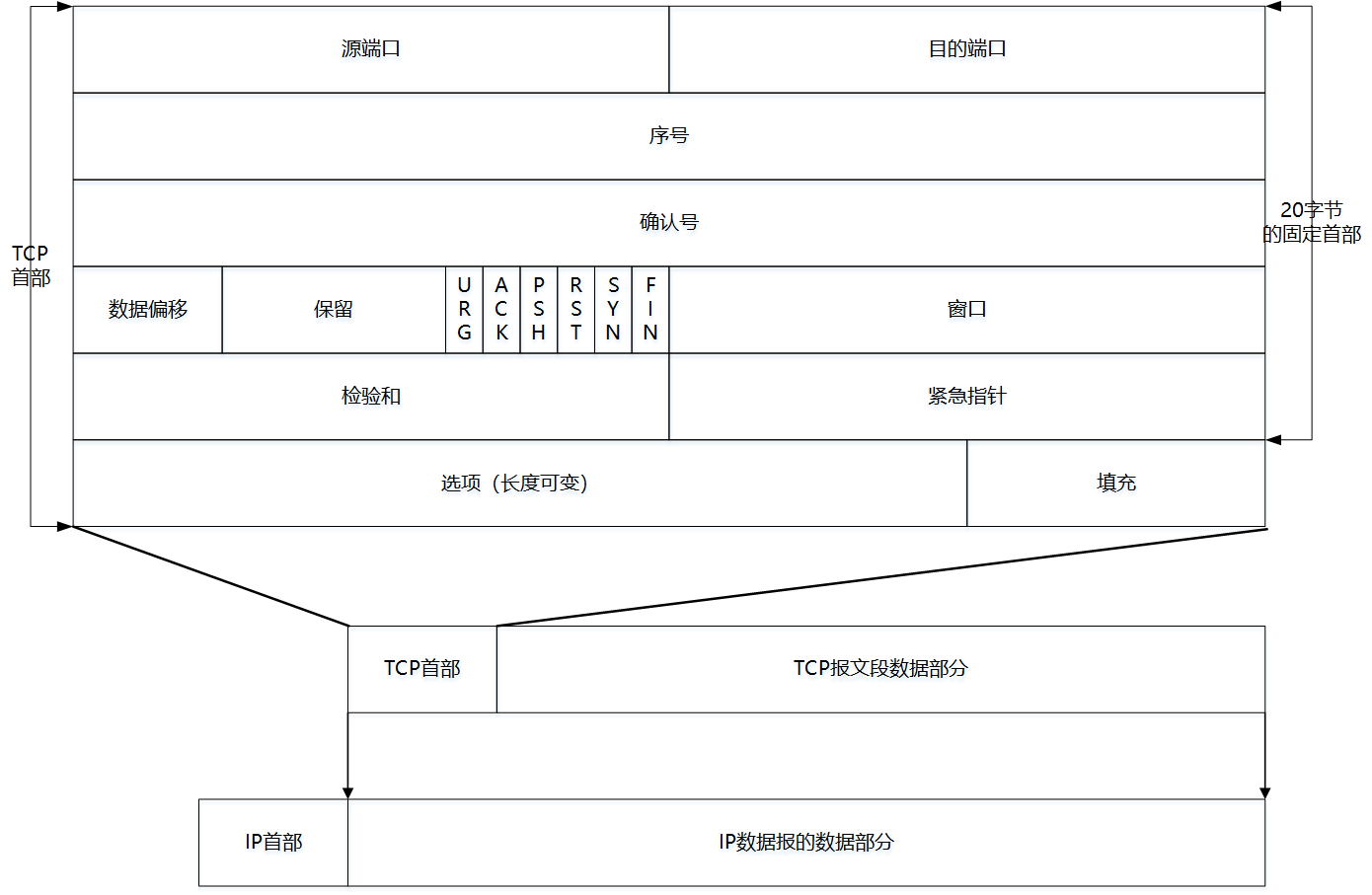 TCP报文段的首部格式_偏移字段和偏移字节8-CSDN博客