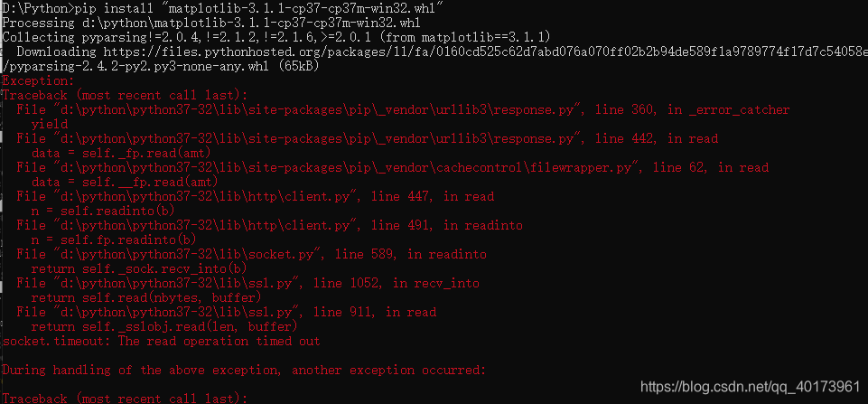 Python的numpy、scipy、matplotlib和sklearn的下载和安装numpy Pandas Matplotlib